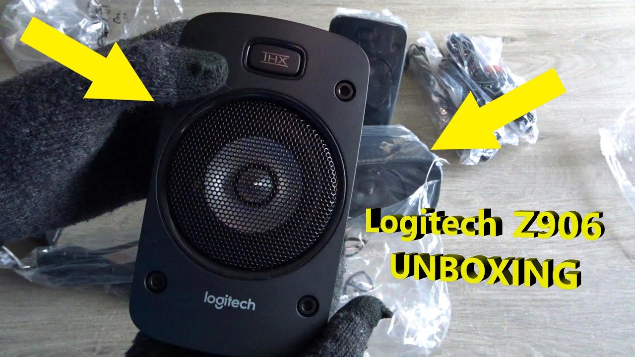 → Unboxing The Logitech Z906 Surround Sound Speaker System ← - YouTube