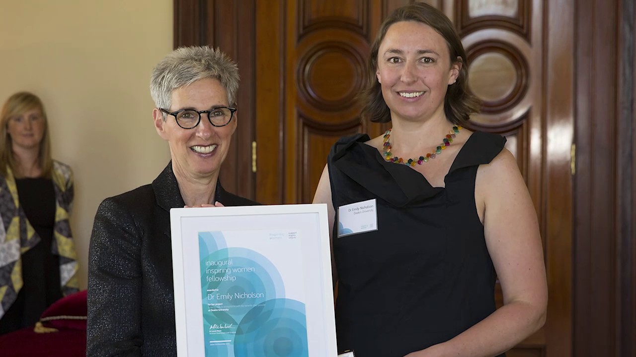 Dr Emily Nicholson - inaugural veski inspiring women fellow - YouTube