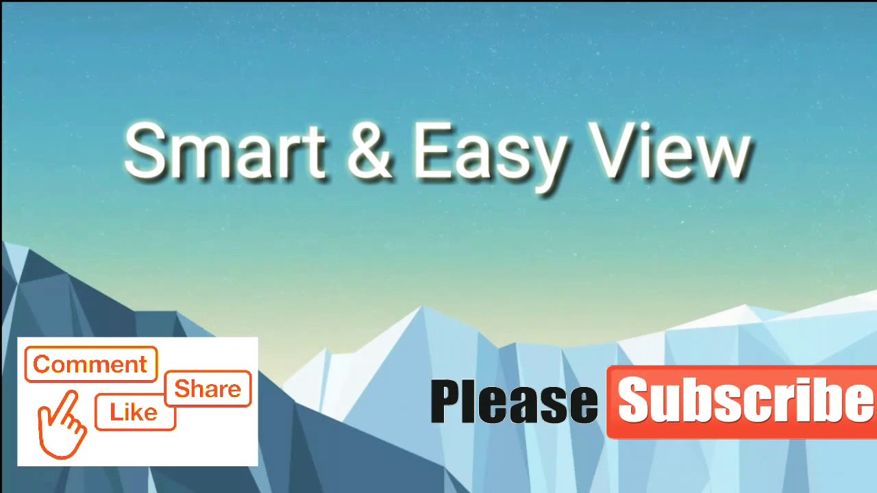 Smart and Easy View Introduction - YouTube