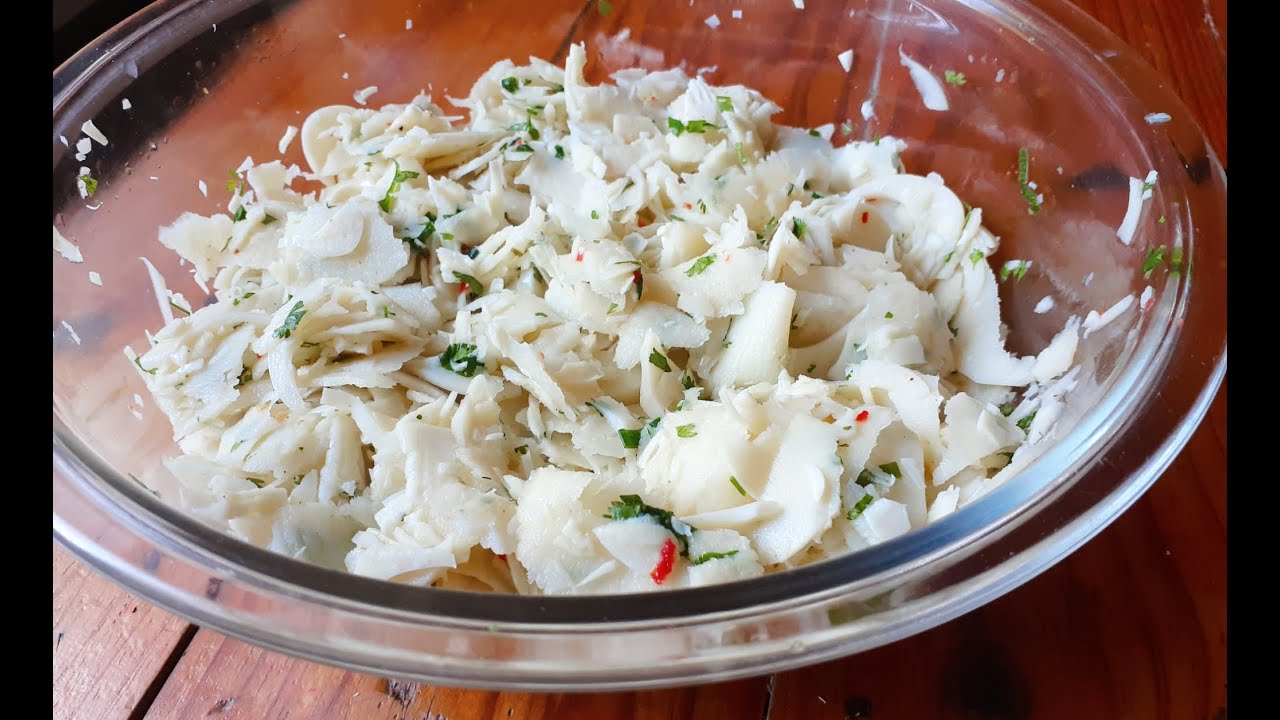 Salada de Gueroba/Guariroba Super Saborosa😋 / Não Amarga e Fica uma ...