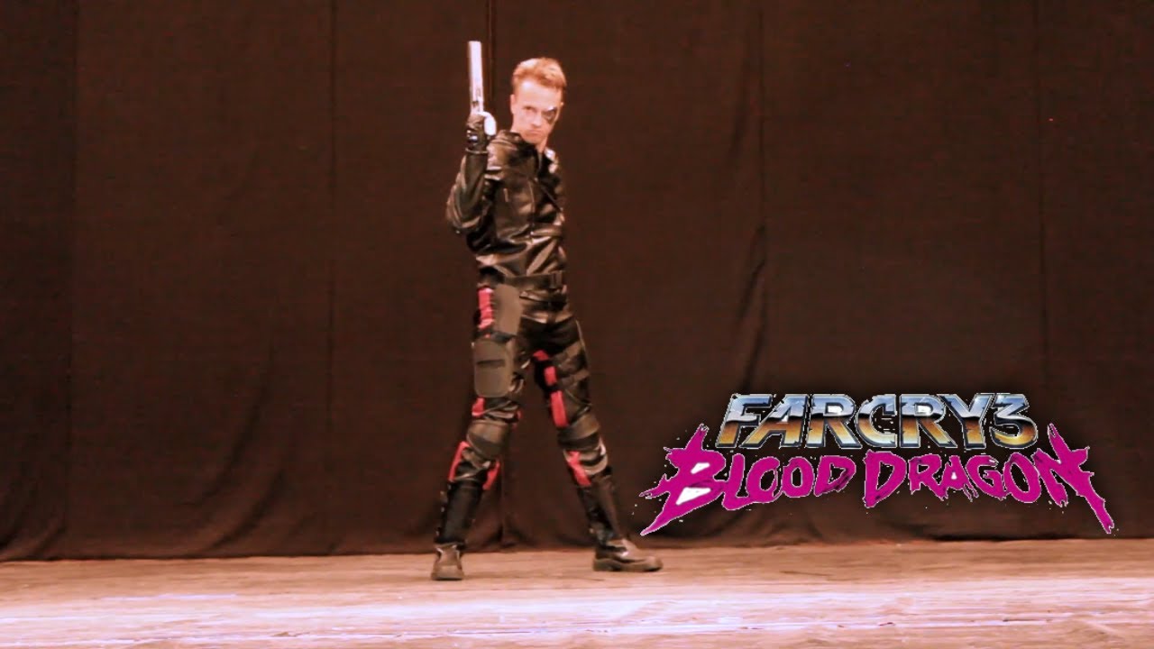 Far Cry 3 Blood Dragon Rex Colt Cosplay at Toguchi 2017 - YouTube
