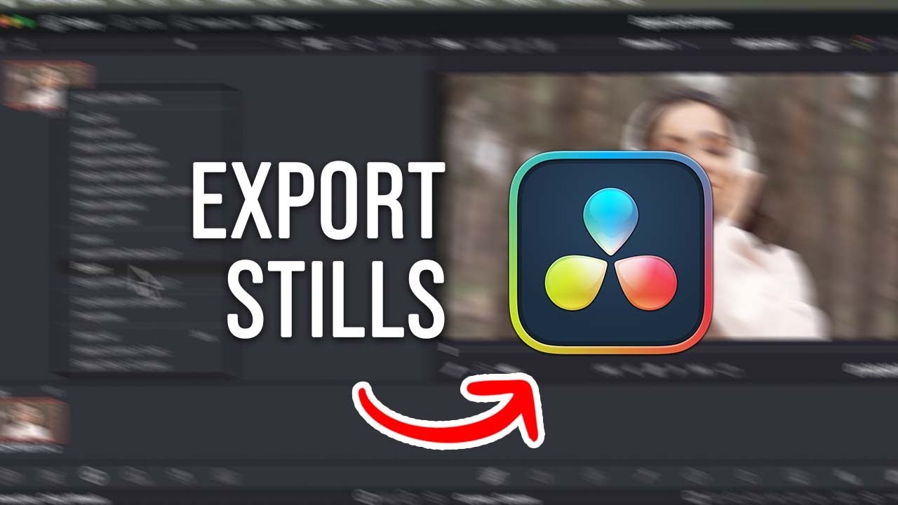 How To Export A Still From DaVinci Resolve Studio - YouTube