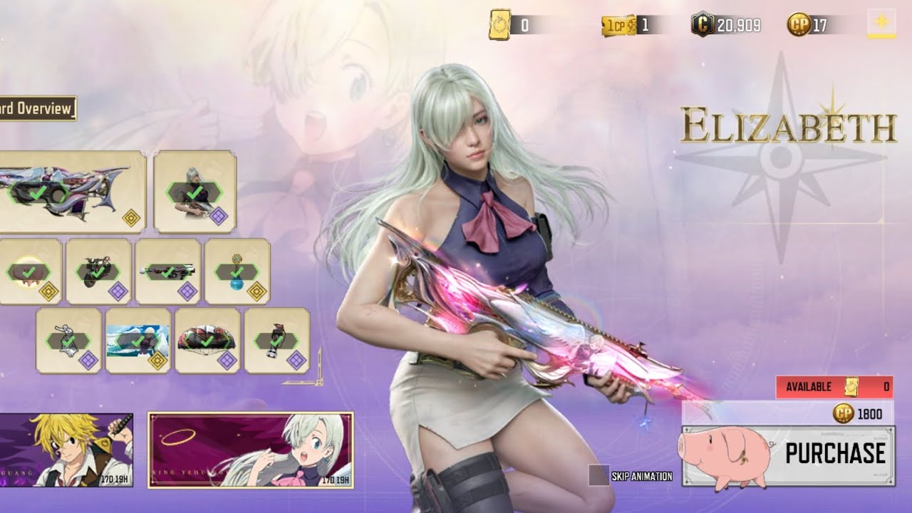 CODM Buying Elizabeth draw total cod points need to complete the full ...