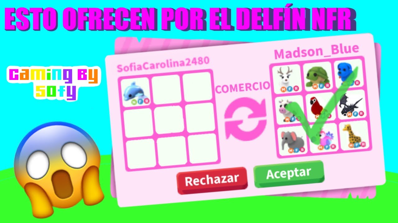 ¿QUE OFRECE LA GENTE POR UN DELFÍN NFR EN ADOPT ME? | Gaming By Sofy ...