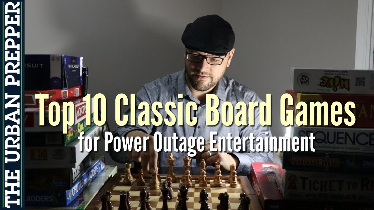 Top 10 Classic Board Games (Power Outage Entertainment) - YouTube