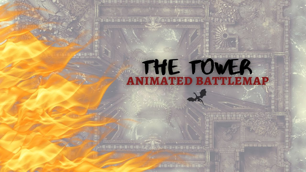 RPG Animated Battle Map - The Tower - YouTube