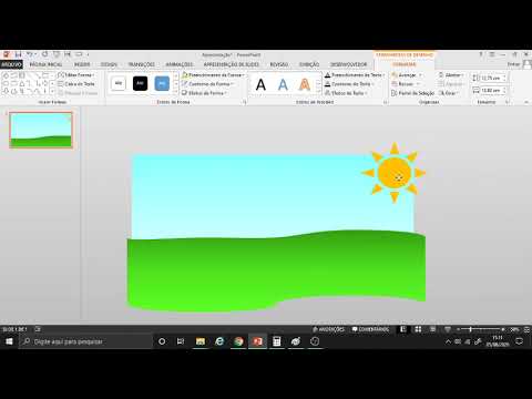 How to Make an Object Show in PowerPoint - Part 1 : Background - YouTube