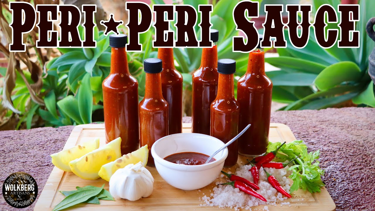 How to make a HOT Peri-Peri sauce | Homemade Red Chilli sauce Recipe ...