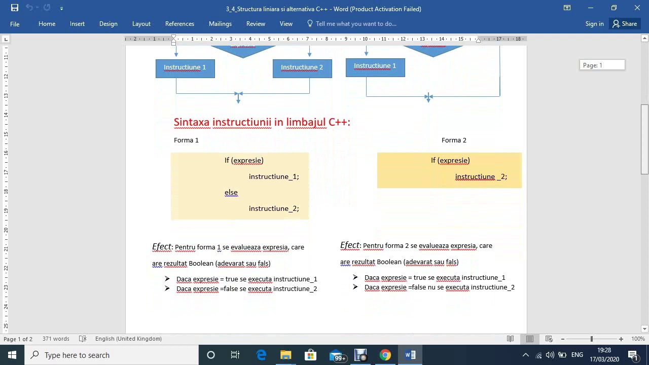 Structura liniara si alternativa - YouTube