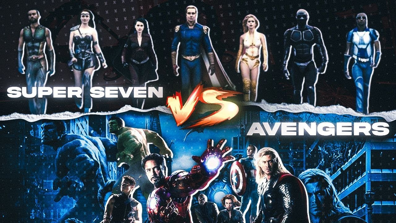Super Seven vs Avengers - YouTube