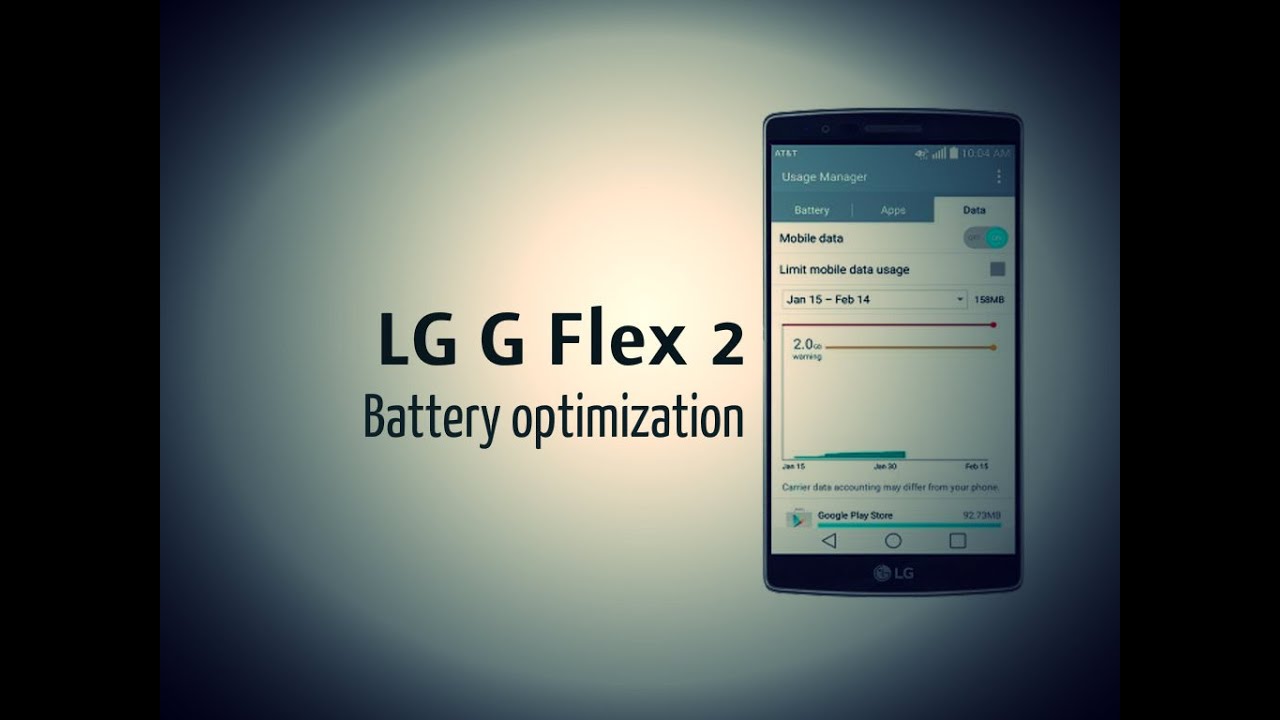 Lg G Flex 2 - Battery optimization - YouTube