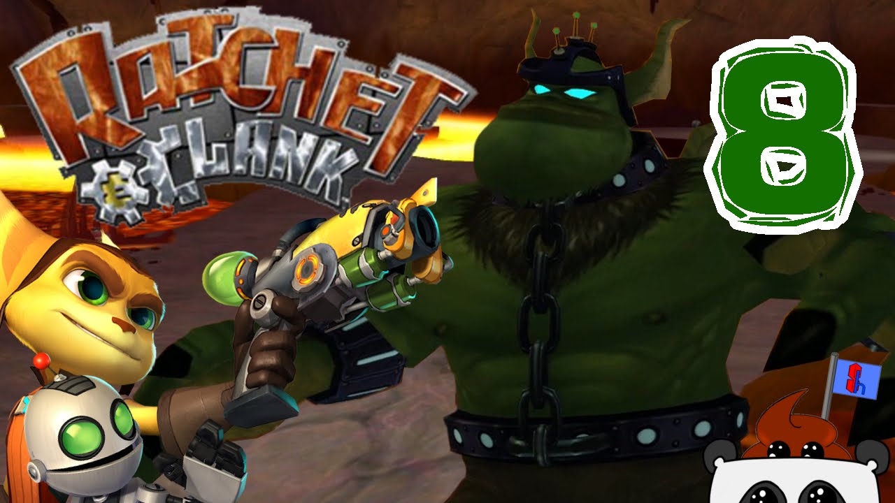 [8] FIRST BOSS FIGHT! | Ratchet & Clank - YouTube