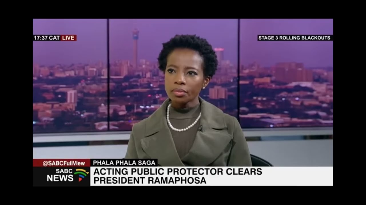 Acting Public Protector does her best to acquit president Cyril ...