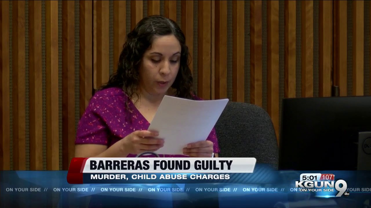 Martin Barreras found guilty of starving son to death - YouTube