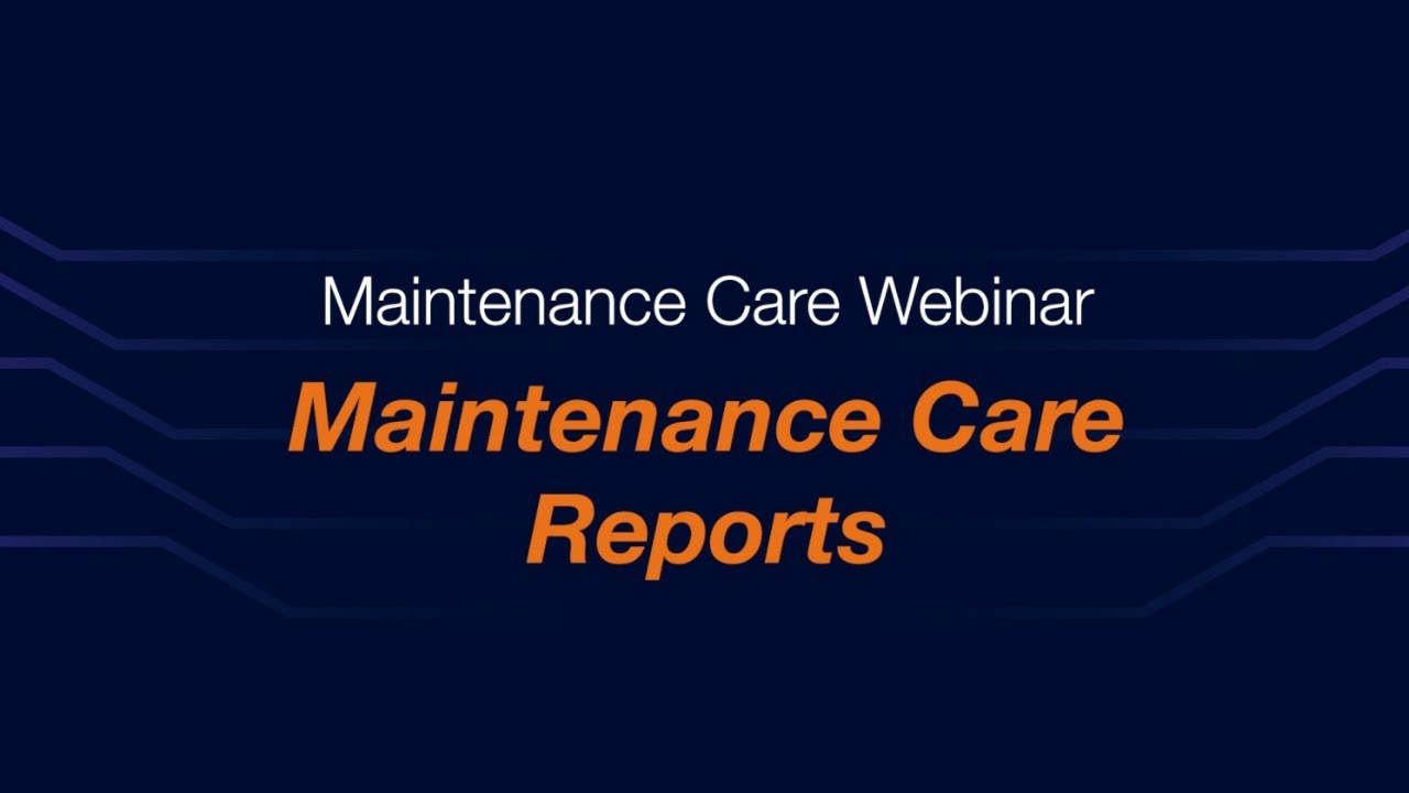 Maintenance Care Reports | Work Order Software and CMMS - Maintenance ...
