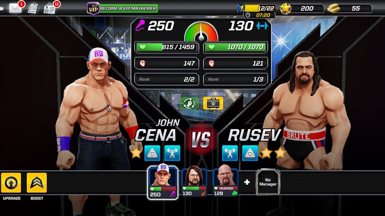 WWE Mayhem Championship John Cena vs Rusev 2 April 2024 - YouTube