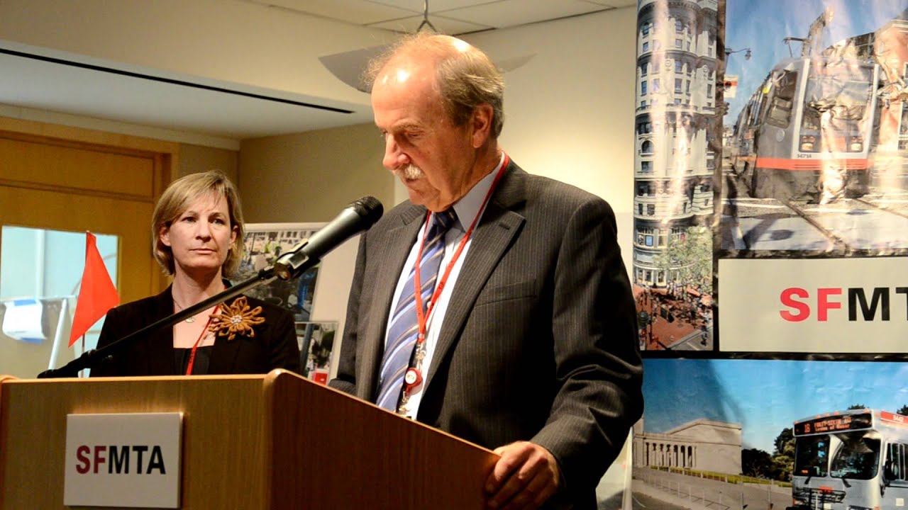 Tom Nolan introducing Ed Reiskin as new head of SFMTA - YouTube