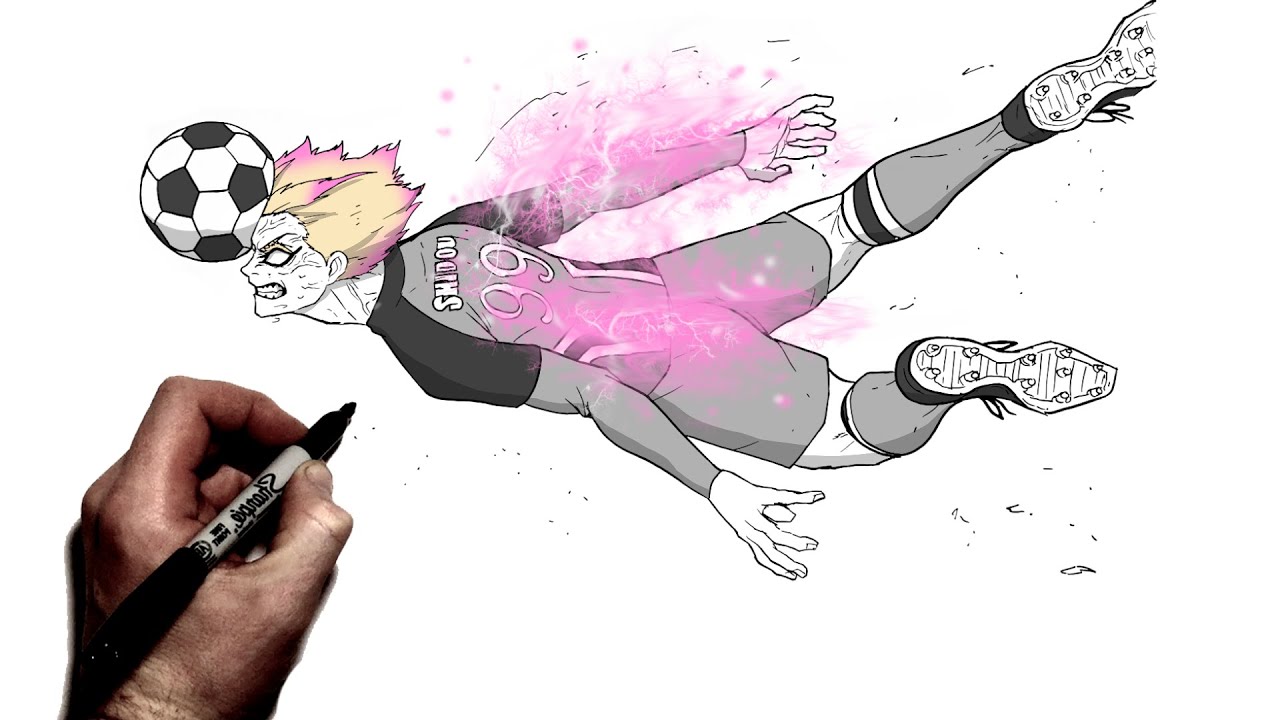 How To Draw Shidou Diving Header | Step By Step | Blue Lock - YouTube