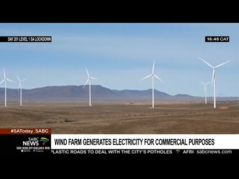 A new Western Cape wind farm contributes to the national energy grid ...