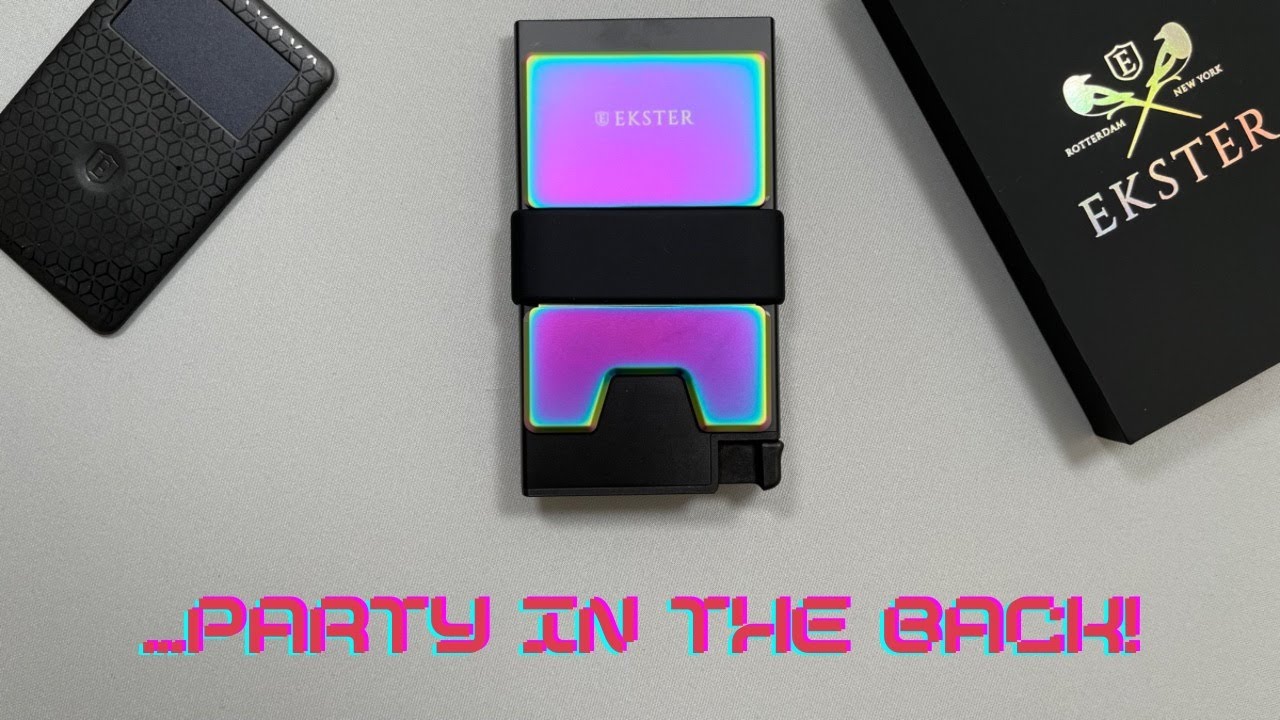 Ekster Oil Slick Wallet - YouTube