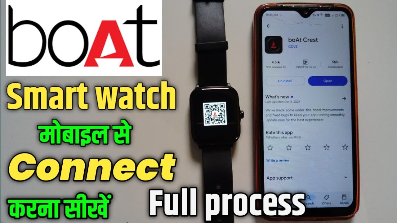 boAt Smart watch connect kaise kare | boAt Ultima connect smart watch ...
