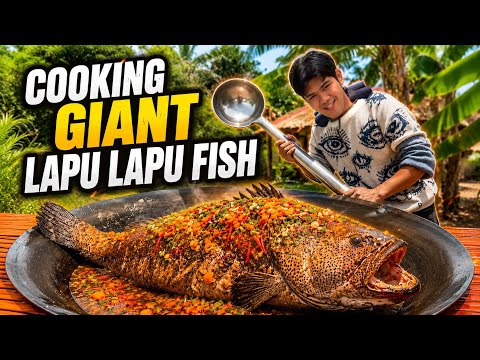 COOKING GIANT LAPU LAPU FISH|ALEXIS VINES