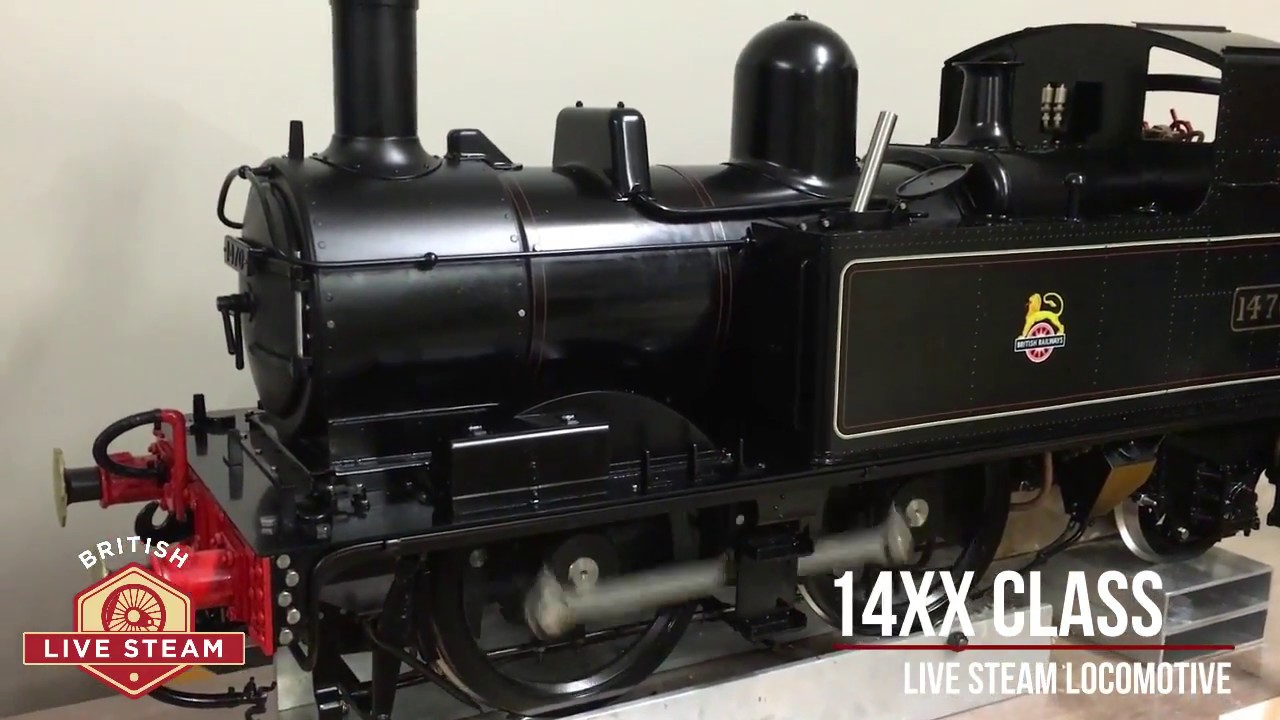14xx Class Live Steam Locomotive In Operation - YouTube