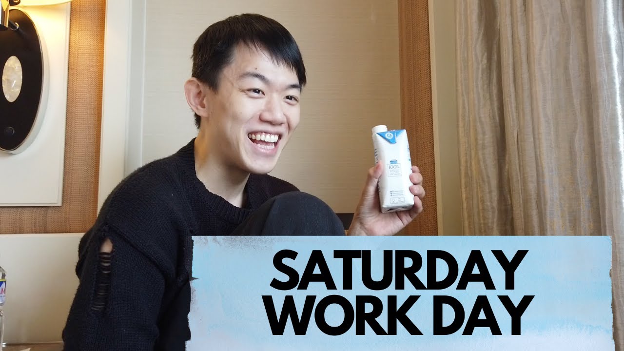 Spend a (relatively boring) saturday work day with me - YouTube