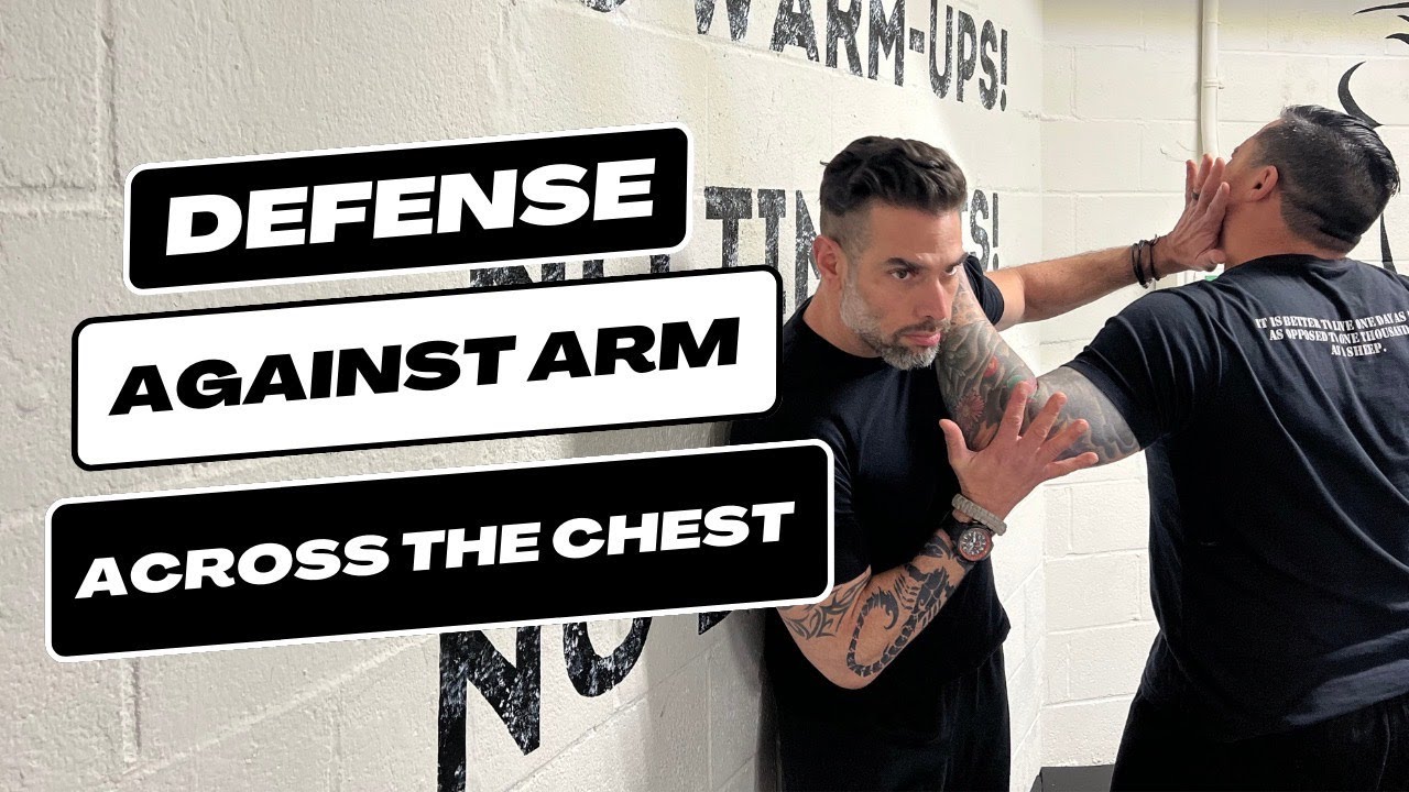 Defense Against an Arm Against the Chest - YouTube