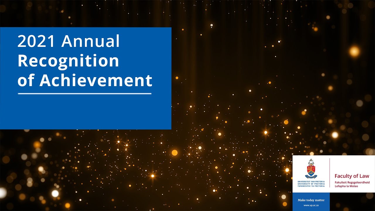 UP Law's Recognition of Achievement - YouTube
