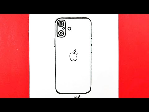 HOW TO DRAW APPLE IPHONE 16 / Adım Adım Iphone 16 Nasıl Çizilir - YouTube