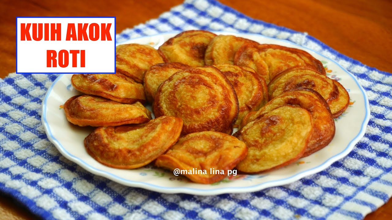 kuih akok roti mudah dan sedap | malina lina pg - YouTube