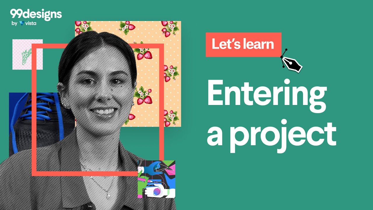 Entering a project on 99designs - YouTube