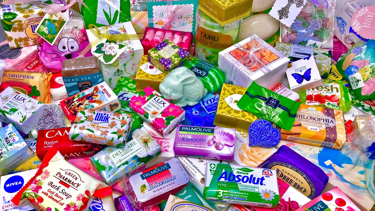Easter Bounty 100+ International Soaps ASMR SOAP HAUL Opening Unboxing ...