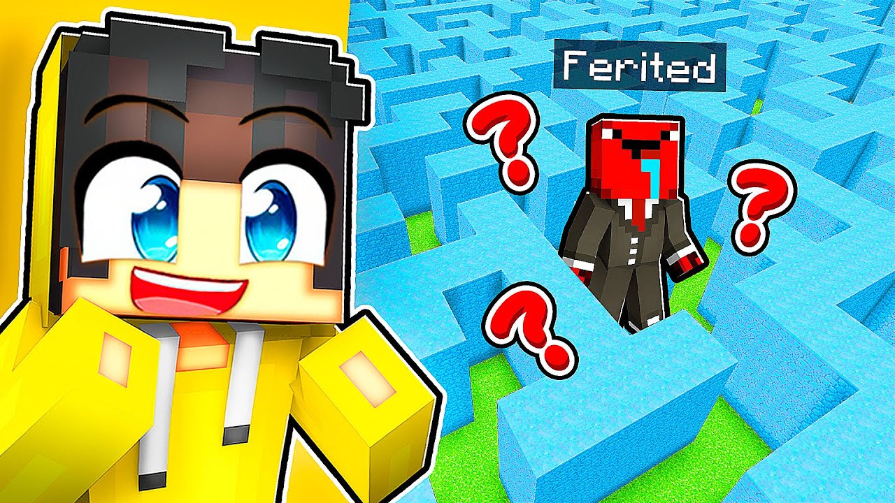 @Ferited'i Labirent Yapı Kapışmasında Trolledim 😂 | Minecraft - YouTube