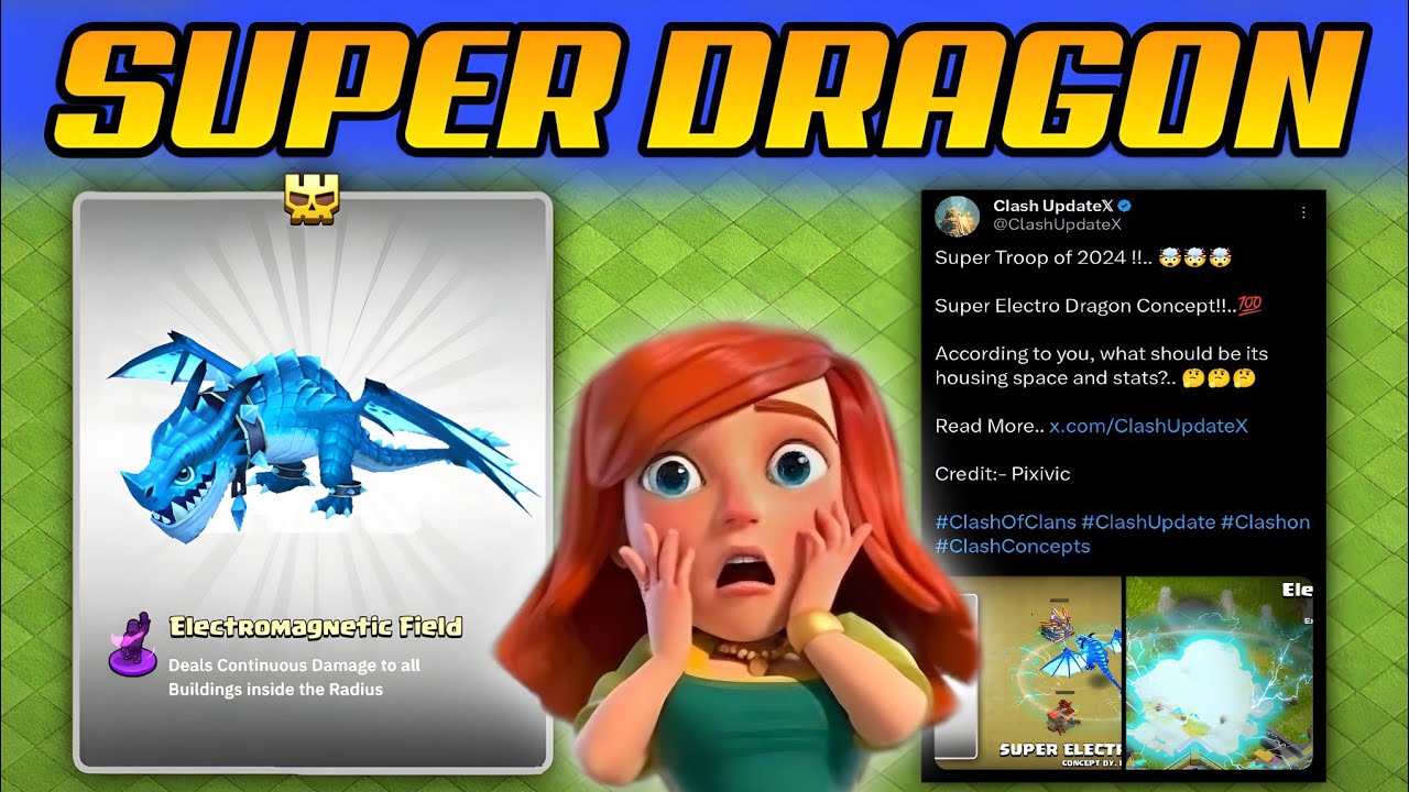 Super ELECTRO DRAGON 4 Special Abilities Explained - Super Edrag Update Idea in Clash of Clans ...