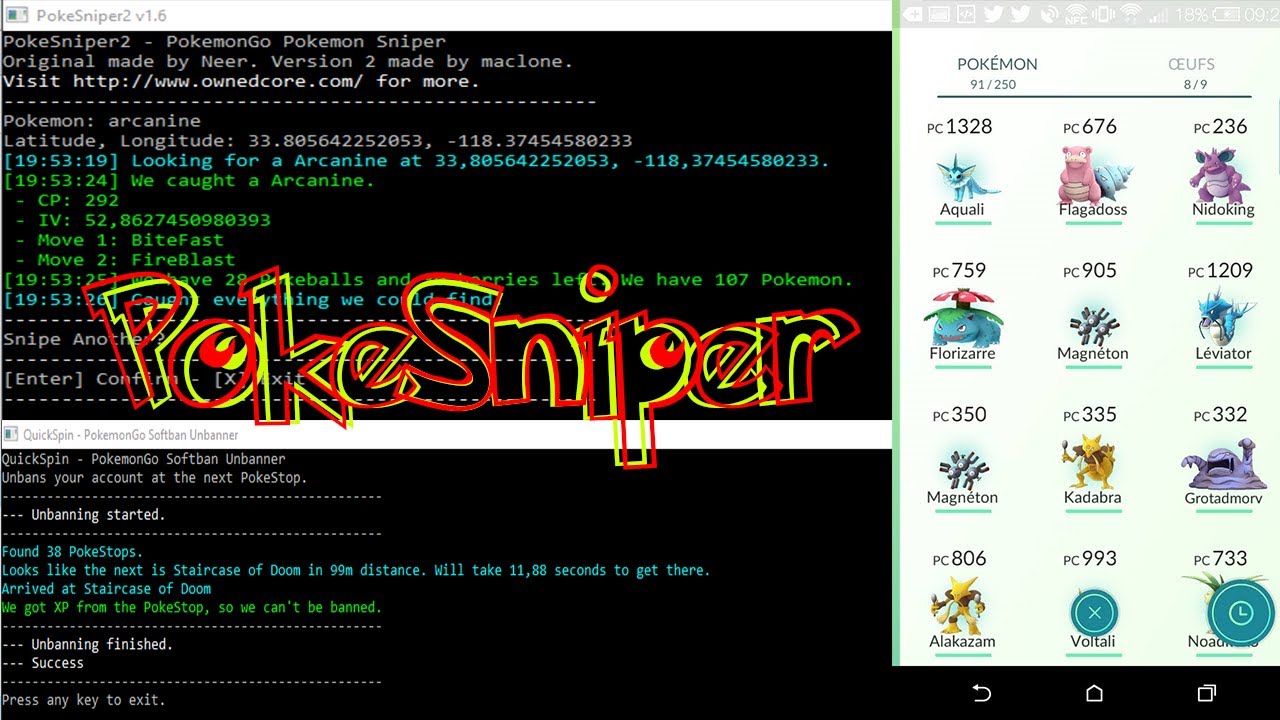 POKESNIPER (ENCUENTRA EL MEJOR POKEMON)POKEMON FUERTES Y RAROS - YouTube