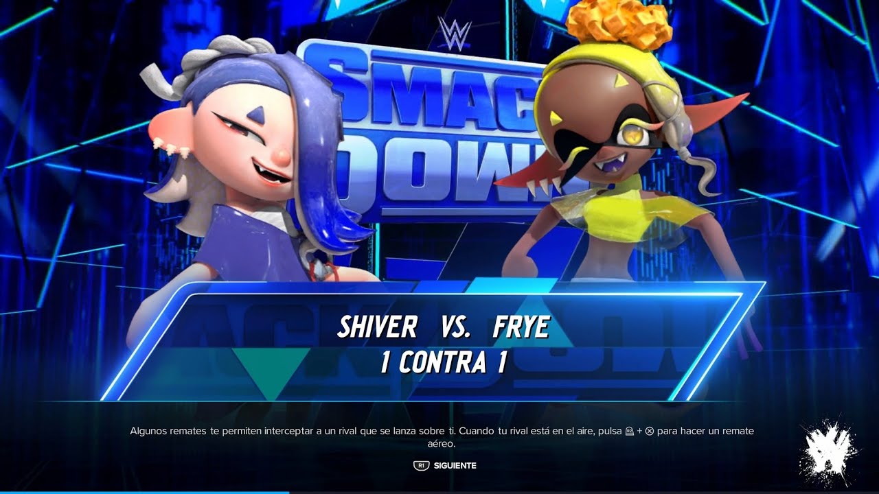 WWE 2K24 SHIVER VS FRYE LOW BLOW MATCH - YouTube