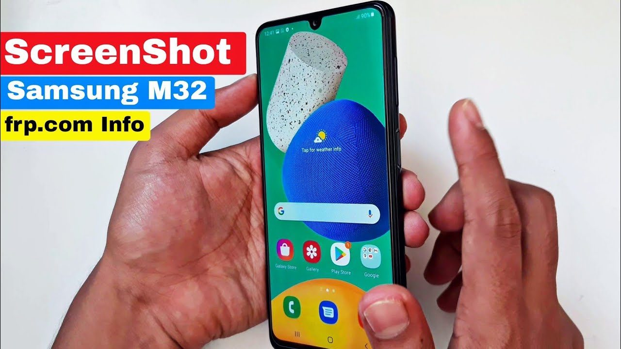 How To ScreenShot On Samsung Galaxy M32 (SM-M325F) || How To Take ...