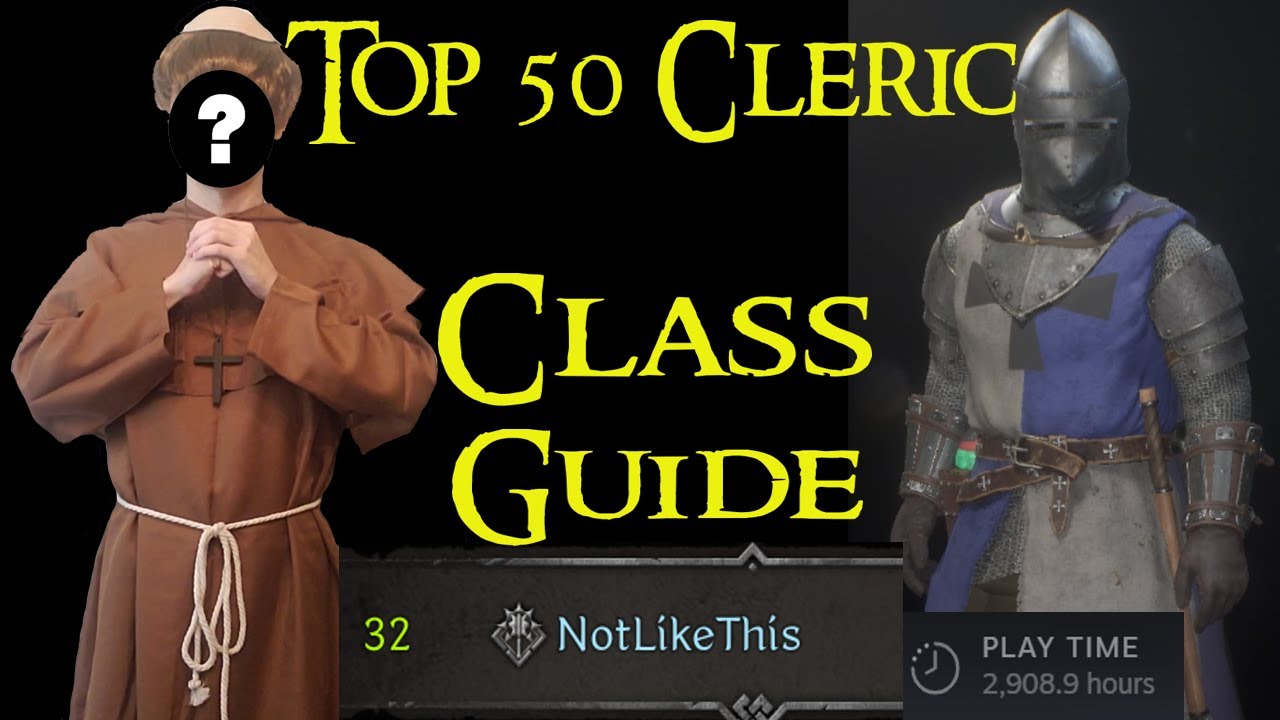 Top 50 Cleric Class Guide: Dark and Darker Teamplay and Solo - YouTube
