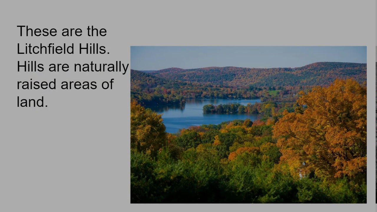 Natural Bodies of Water and Landforms in CT - YouTube