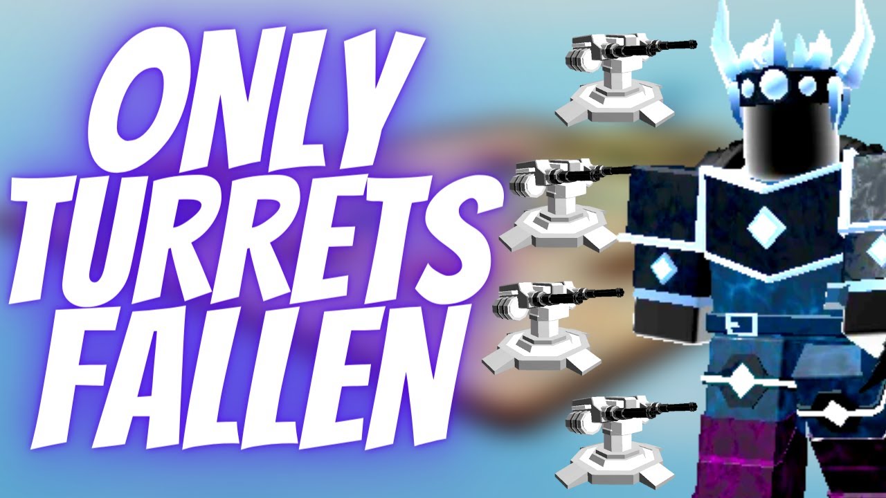Only Turrets with Supports Fallen Mode Roblox Tower Defense Simulator ...