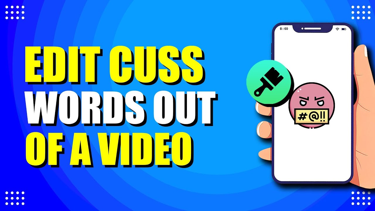 How To Edit Cuss Words Out Of A Video (Step-by-Step Guide) - YouTube