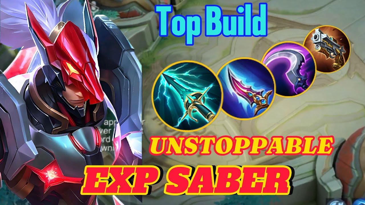 How Exp Lane SABER dominates the game - Top Build | MLBB - YouTube