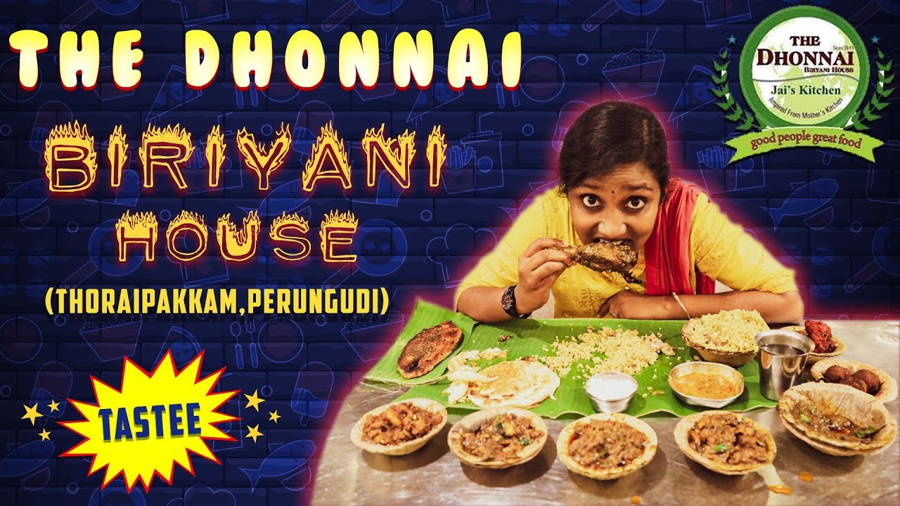 Dhonnai Biriyani in Thoraipakkam | Food and Travel | Tastee Vlog - YouTube