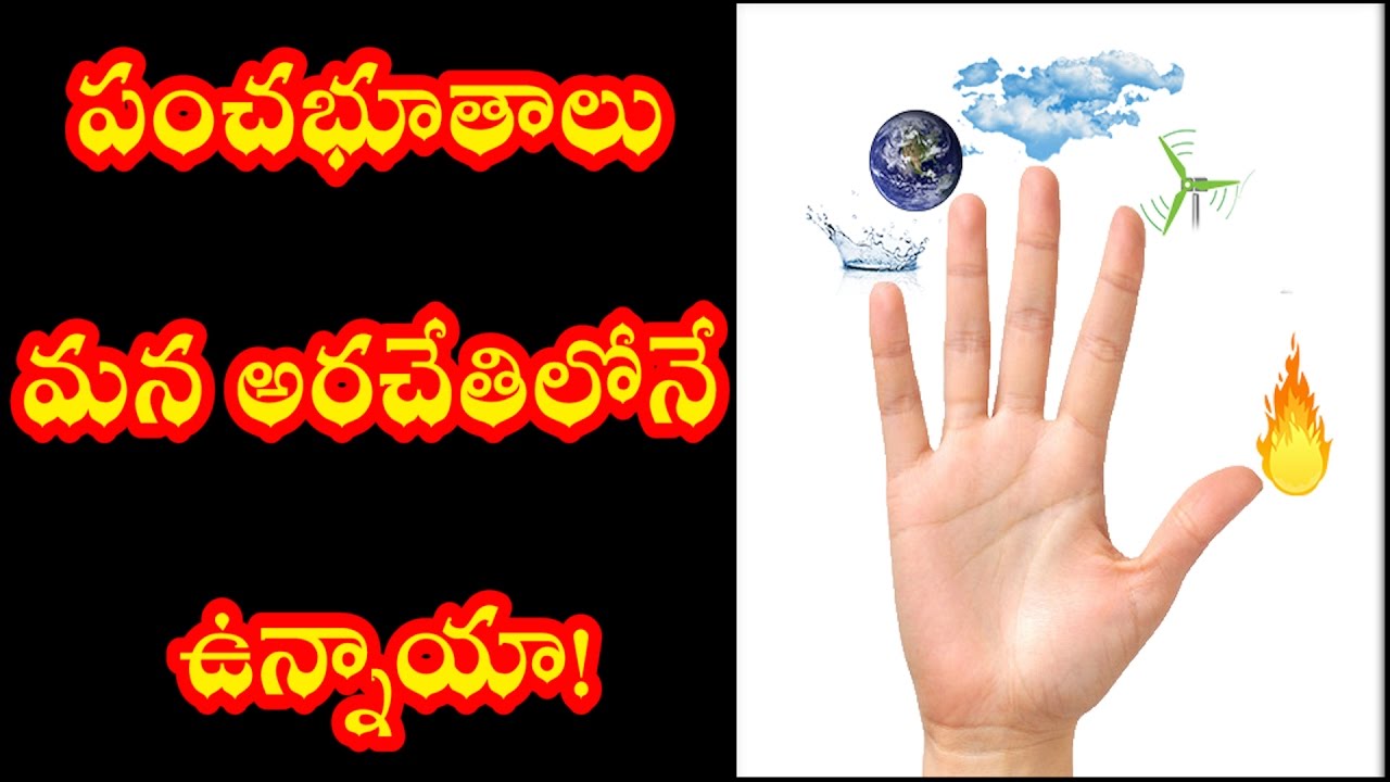 Pancha Bhoothalu | PANCHABHUTA Or Five Elements | Earth | Water | Air ...