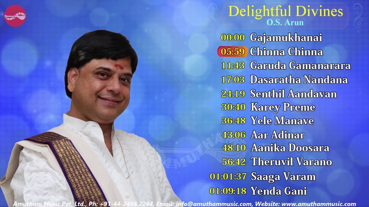 Delightful Divines - O S Arun - June Box - YouTube