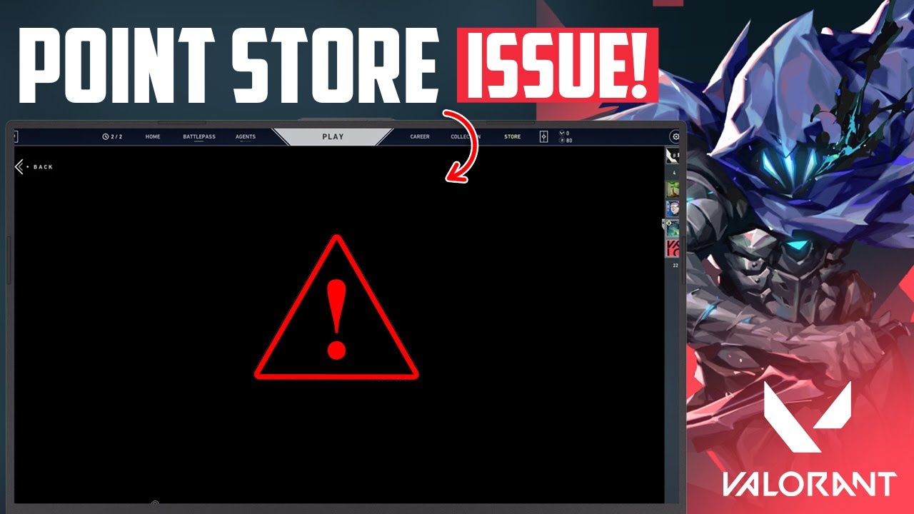 How to Fix Point Store Black Screen Issue on Valorant PC | Valorant ...
