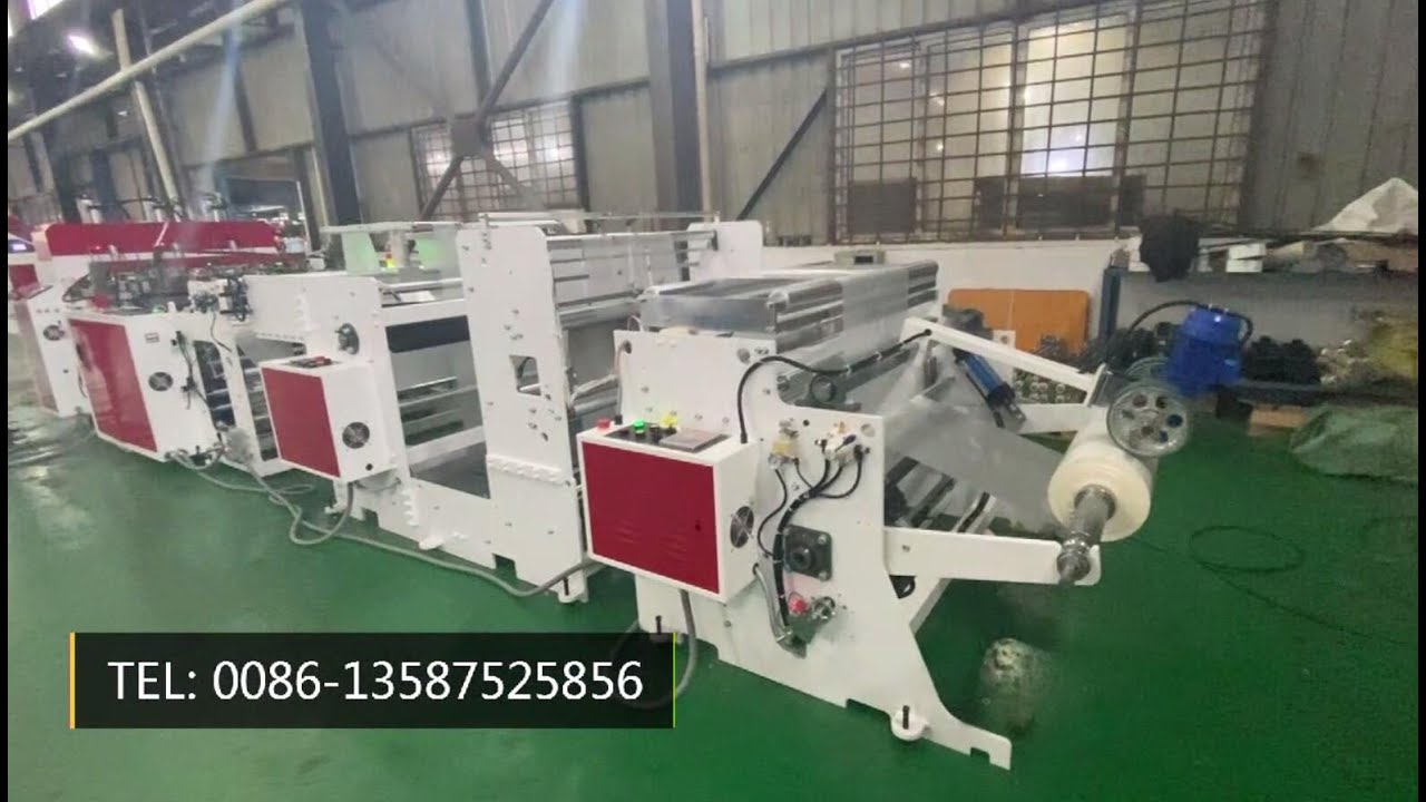 3 Lines Slitting&Gusset Calendar Wicket Bag Making Machine/Slit one ...
