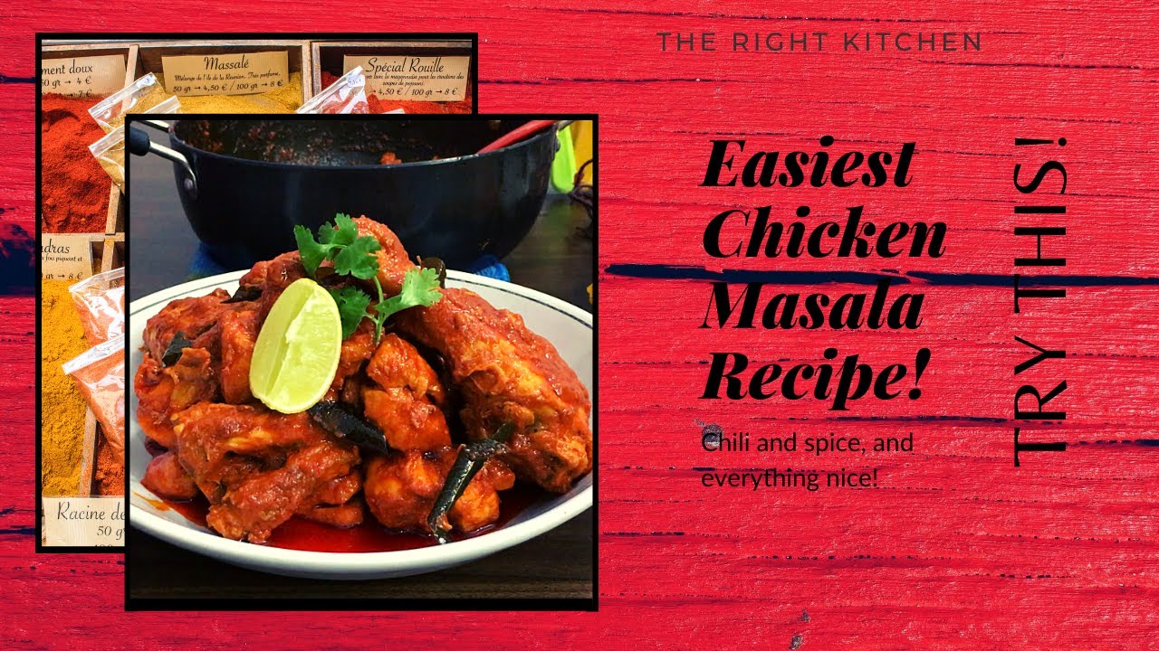 Chicken Red Masala - One of the most simple, Home style Indian Chicken ...